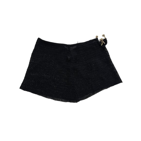 ALT | Swim | Alt Swim Rene Knit Tie Side Skirt In Black | Poshmark